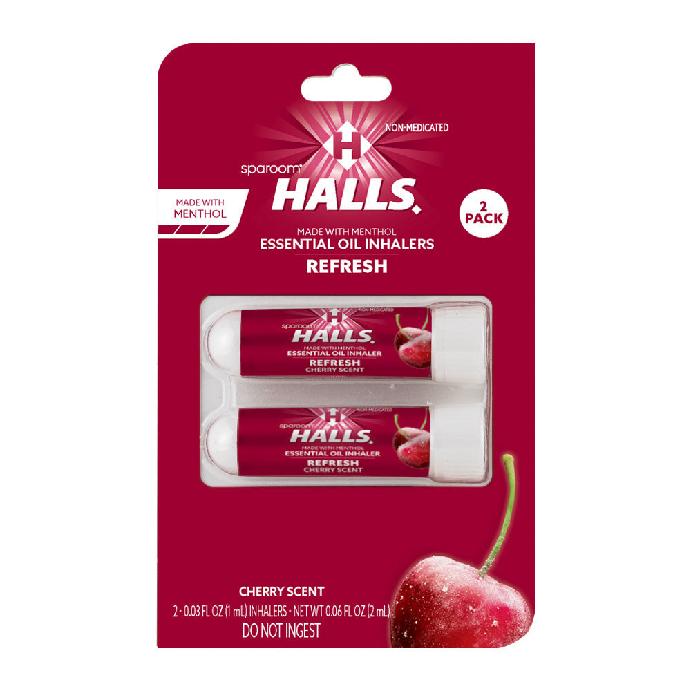 Cherry - HALLS® Inhaler- 2 Pack – Durasage Health