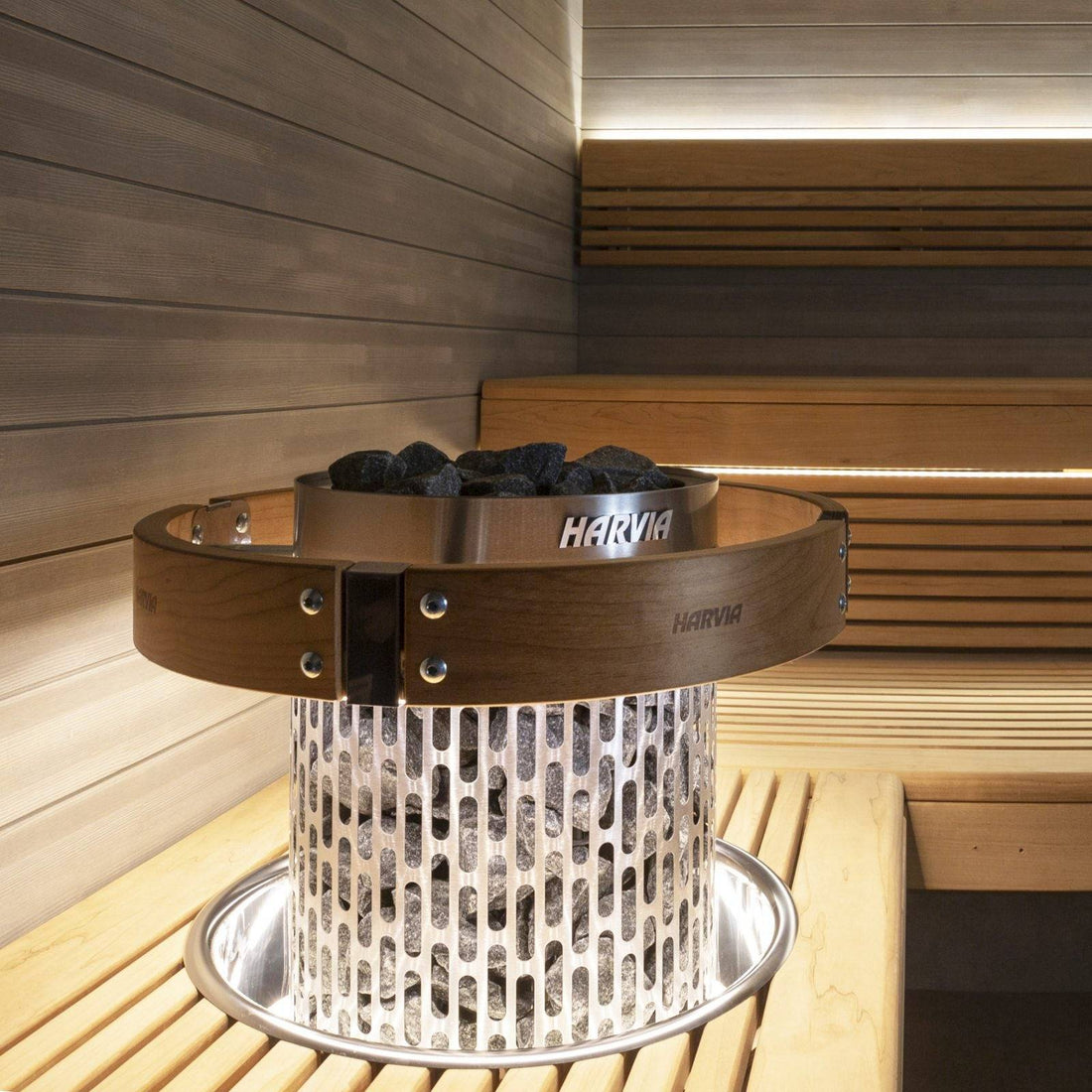 Harvia Cilindro Led Safety Railing For 11kw Sauna Heaters - Finnish Sa ...
