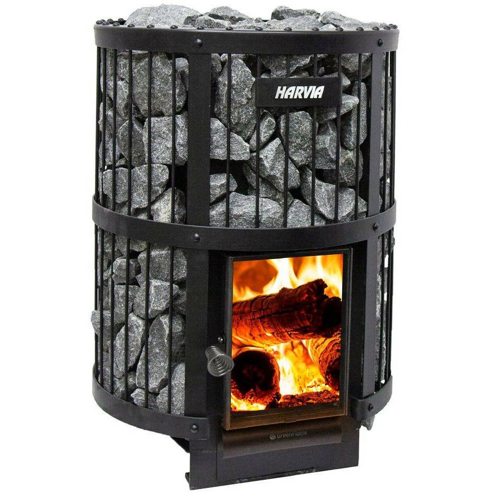 Harvia Legend 240 Greenflame Wood Burning Sauna Stove - Finnish Sauna ...
