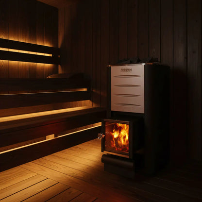 Harvia M3 SL WKM3SL Wood Burning Sauna Stove - Finnish Sauna Builders ...