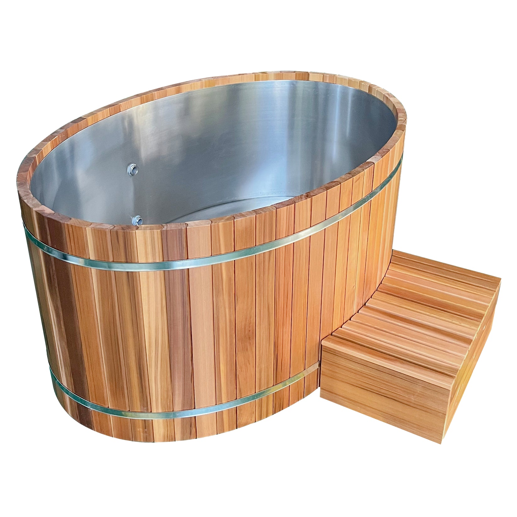 Durasage Cold Plunge Ice Bathtub, Stainless Steel Liner, Ozone Sanitat ...